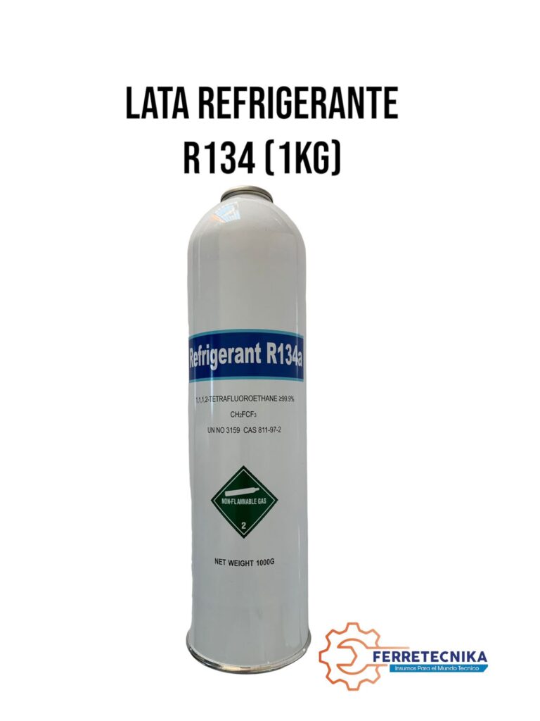 Lata Gas Refrigerante R134A Bombona 1 kg pero hay que comprarla ahí - Ferretecnika